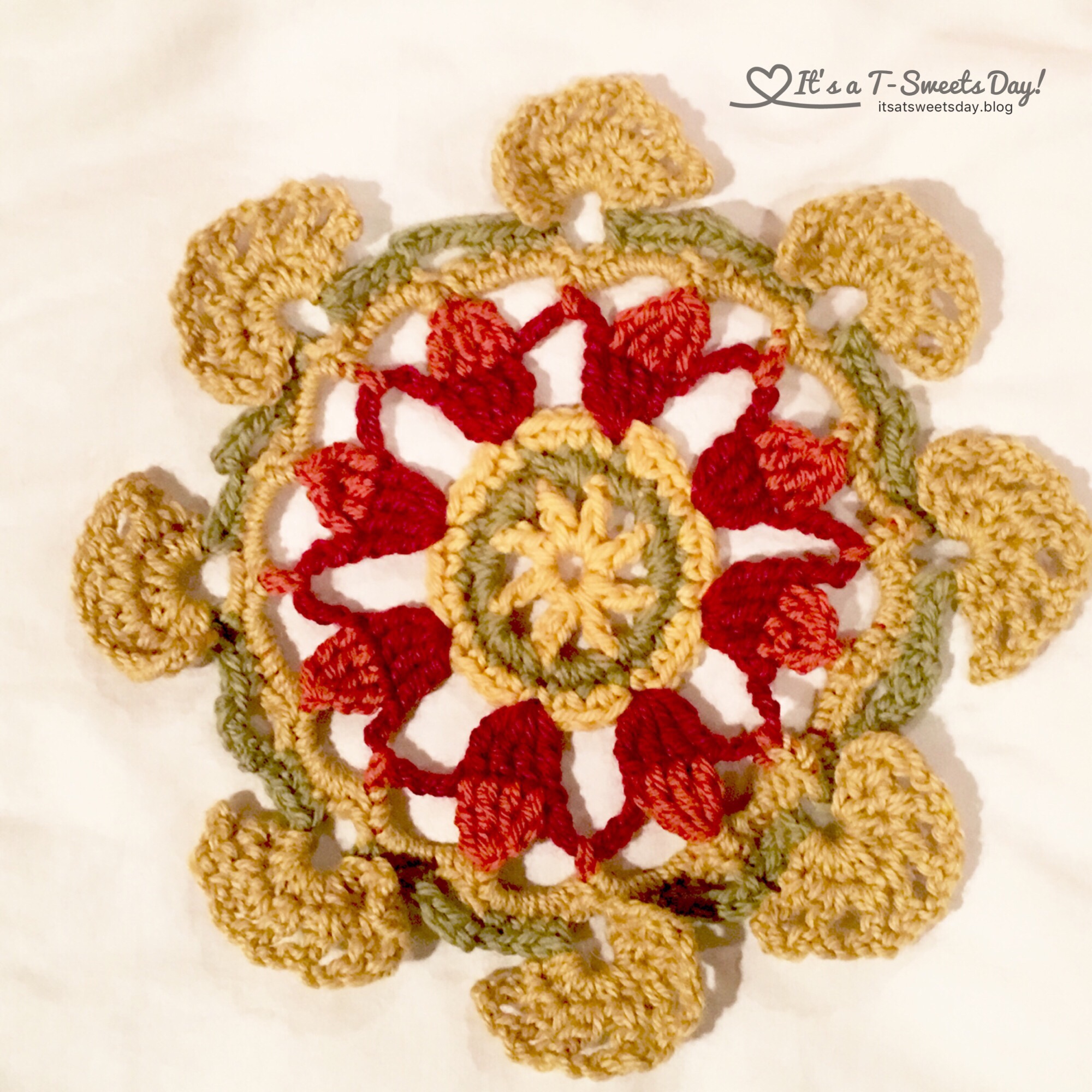 Crocheted Persian Tiles – It's a T-Sweets day!
