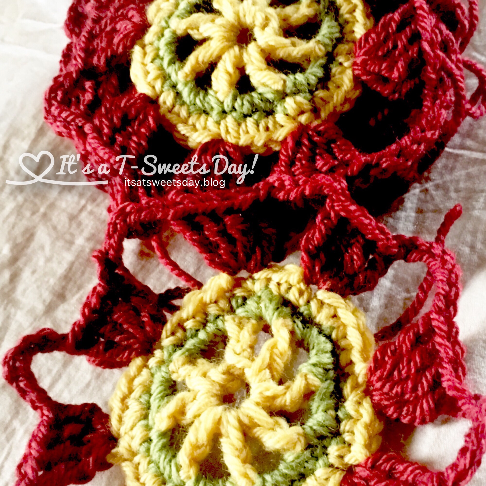 Crocheted Persian Tiles – It's a T-Sweets day!