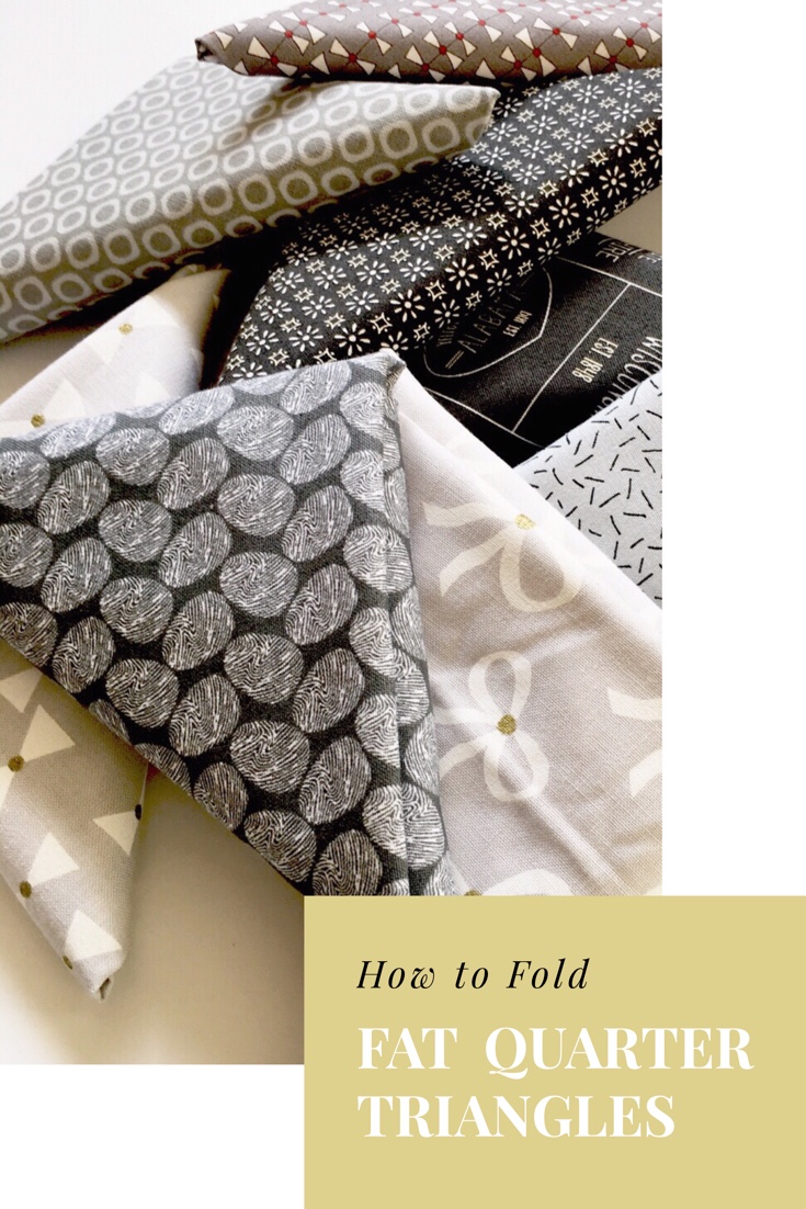 How to Fold Fat Quarter Triangles – It's a T-Sweets day!