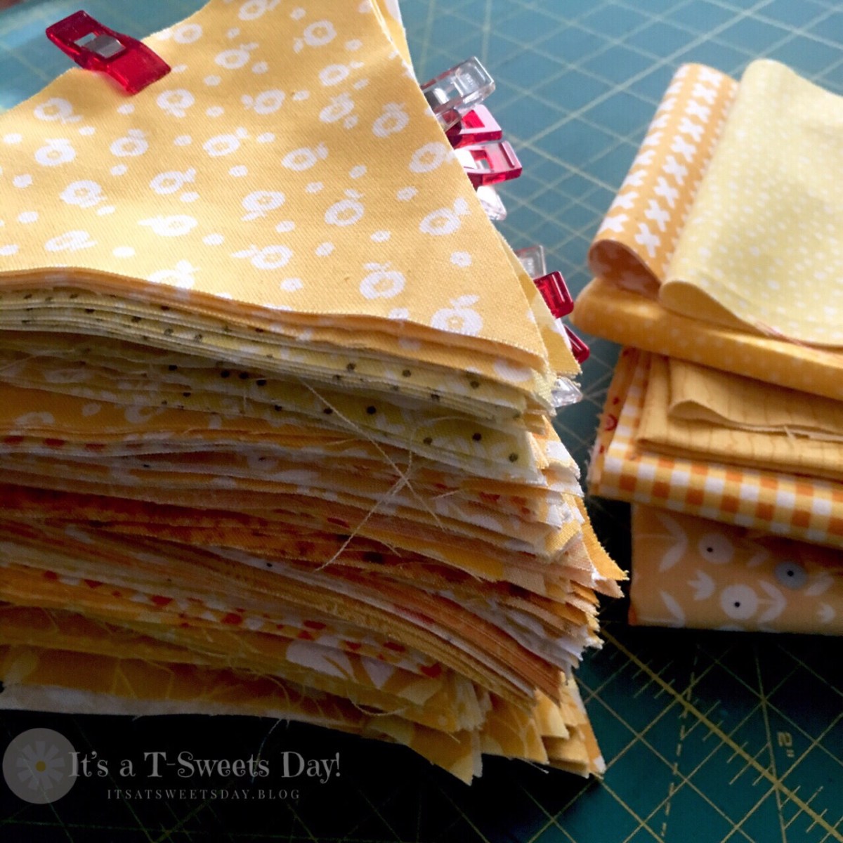 Neatly Stacked Piles of Triangle Sunshine – It's a T-Sweets day!