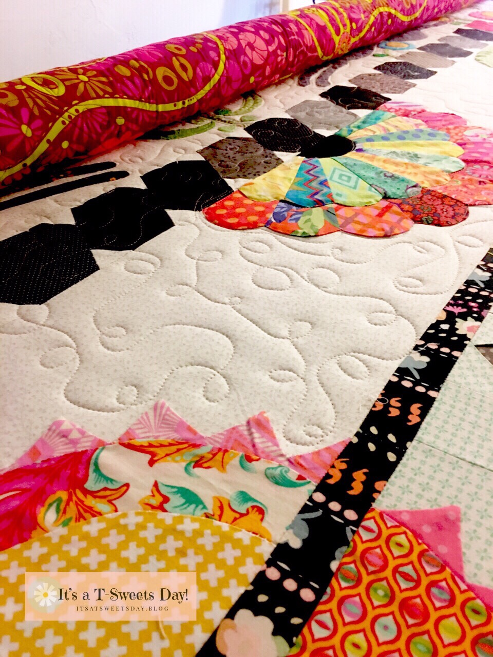 Hand Quilt Along Update – It's a T-Sweets day!