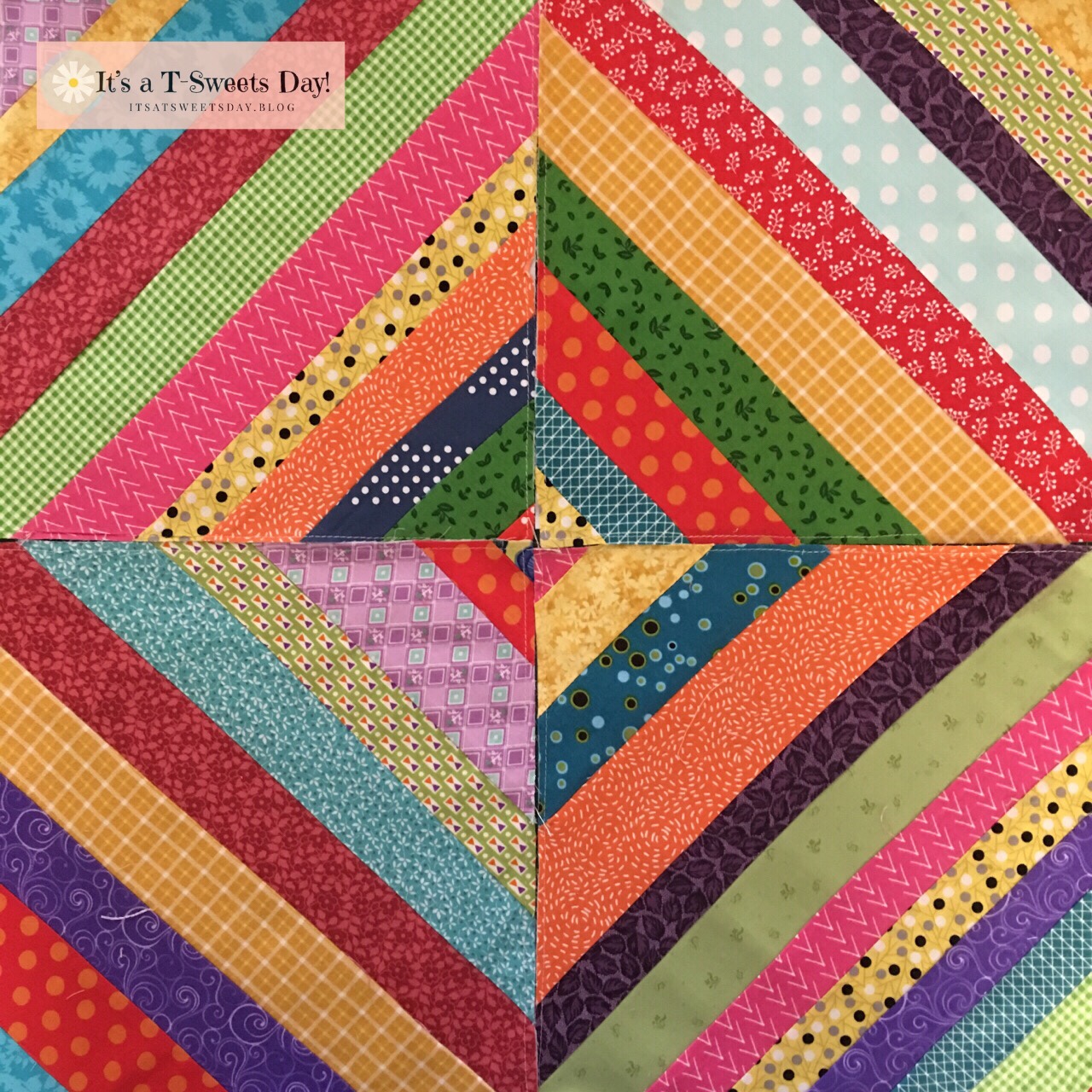 Scrap Happy Hurricane Blocks – It's a T-Sweets day!