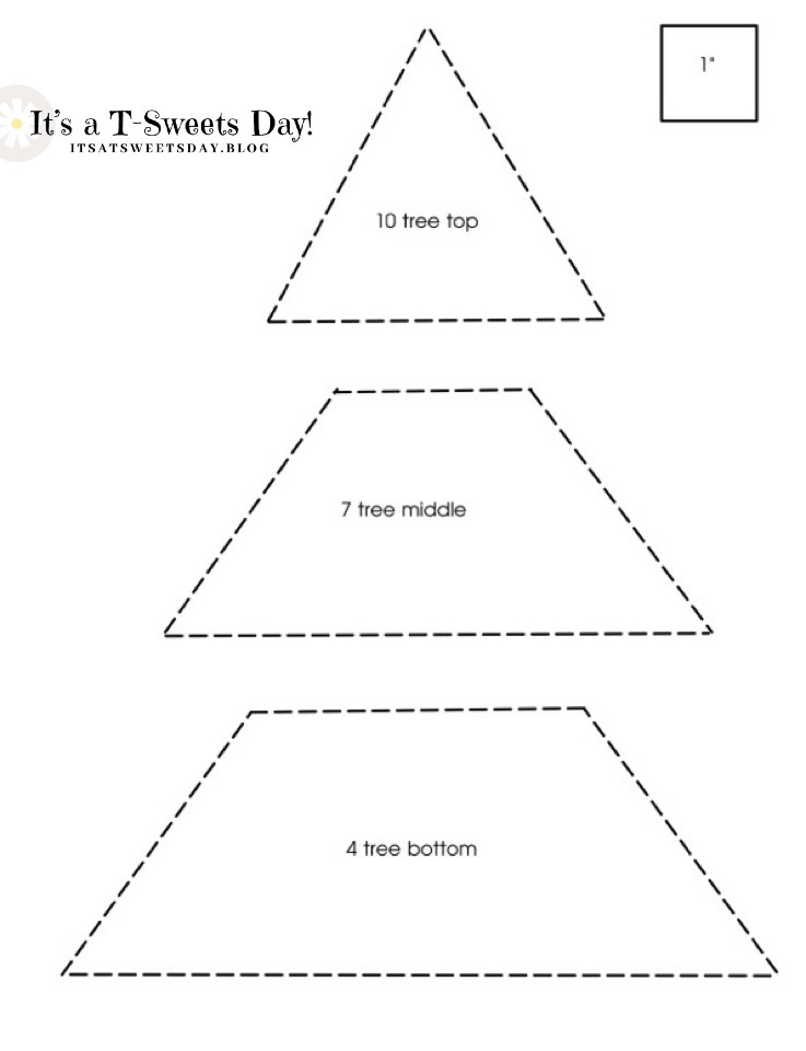 Paper Pieced Christmas Tree – It's a T-Sweets day!