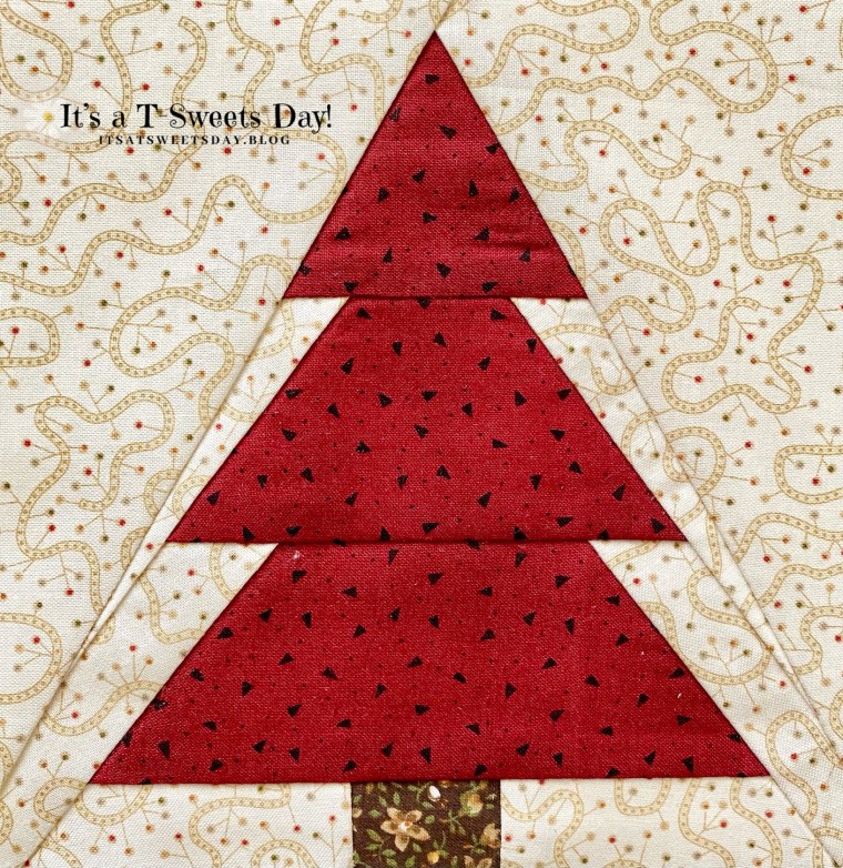 Paper Pieced Christmas Tree – It's a T-Sweets day!
